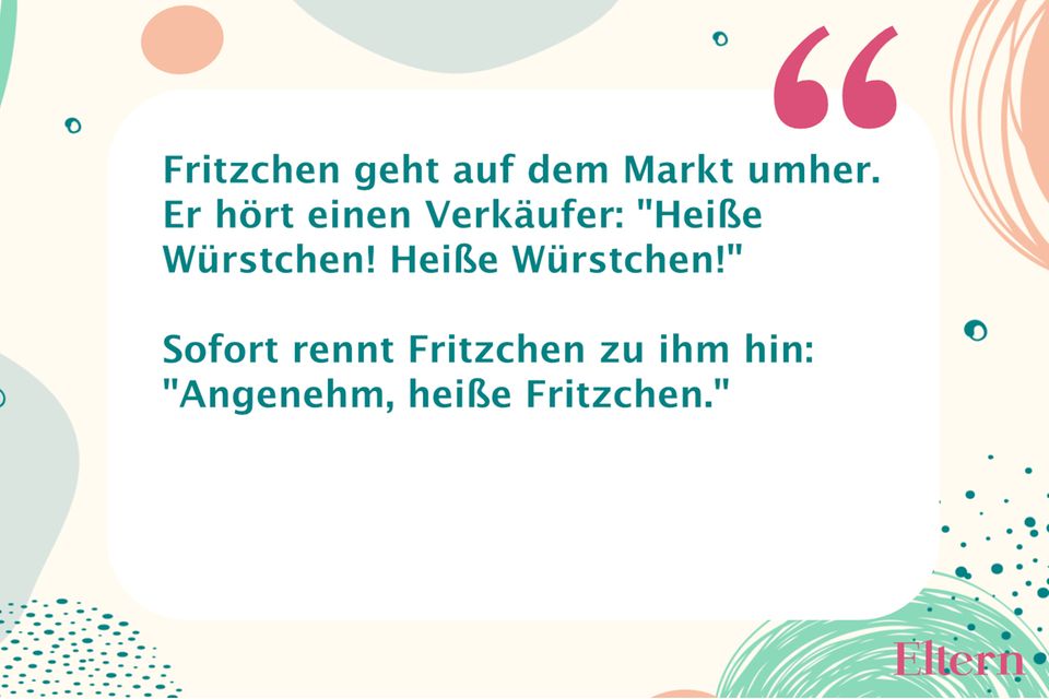 Fritzchen-Witze: Heiße Würstchen | Eltern.de
