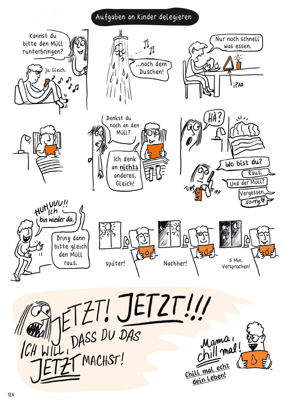 Mental Load Comic: Aufgaben an Kinder delegieren | Eltern.de