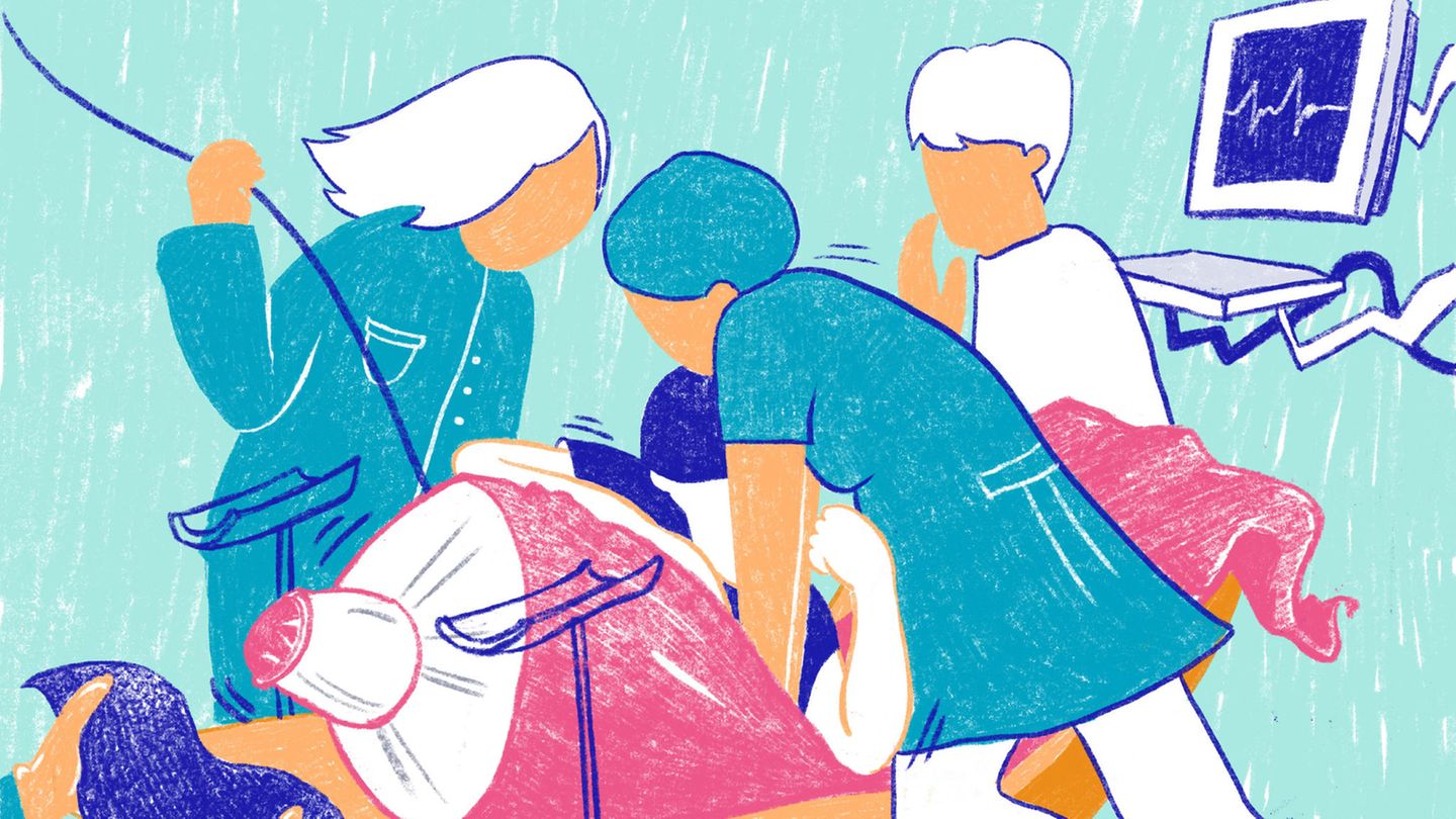 Gewalt in der Geburtshilfe: Schockierende Illustrationen | Eltern.de